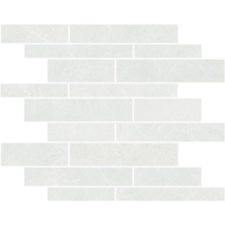 Mood White Porcelain Random Stripe Mosaics | Montecera | Natural Stone ...