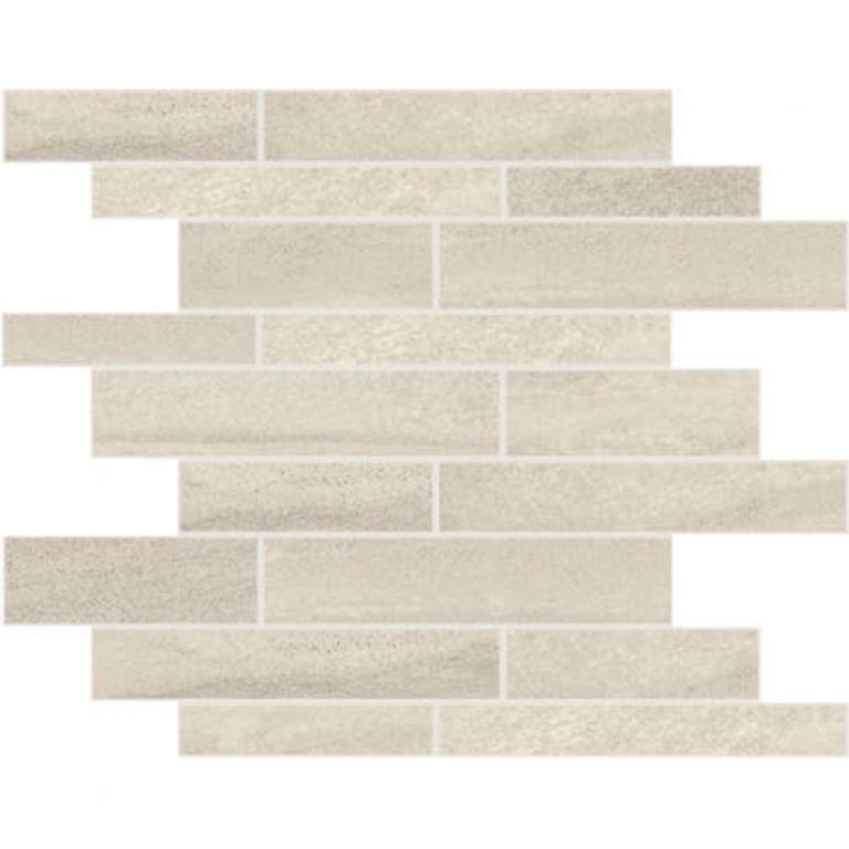 Napa Bone Porcelain Random Stripe Mosaics | Montecera | Natural Stone ...