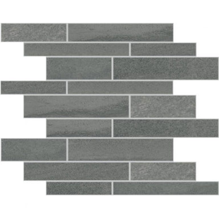 Napa Dark Grey Porcelain Random Stripe Mosaics | Montecera | Natural ...